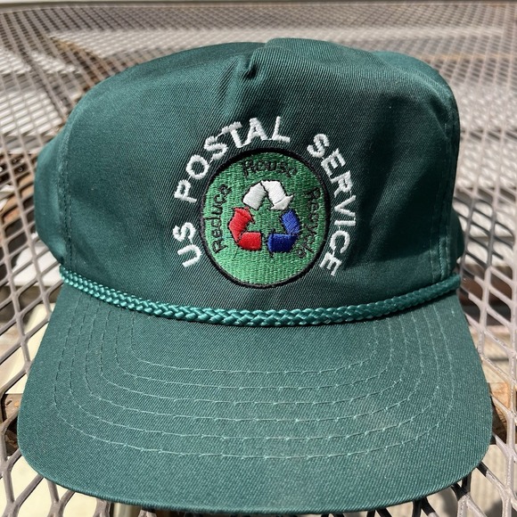Accessories | Vintage Us Postal Service Mail Hat Reduce Reuse Recycle ...